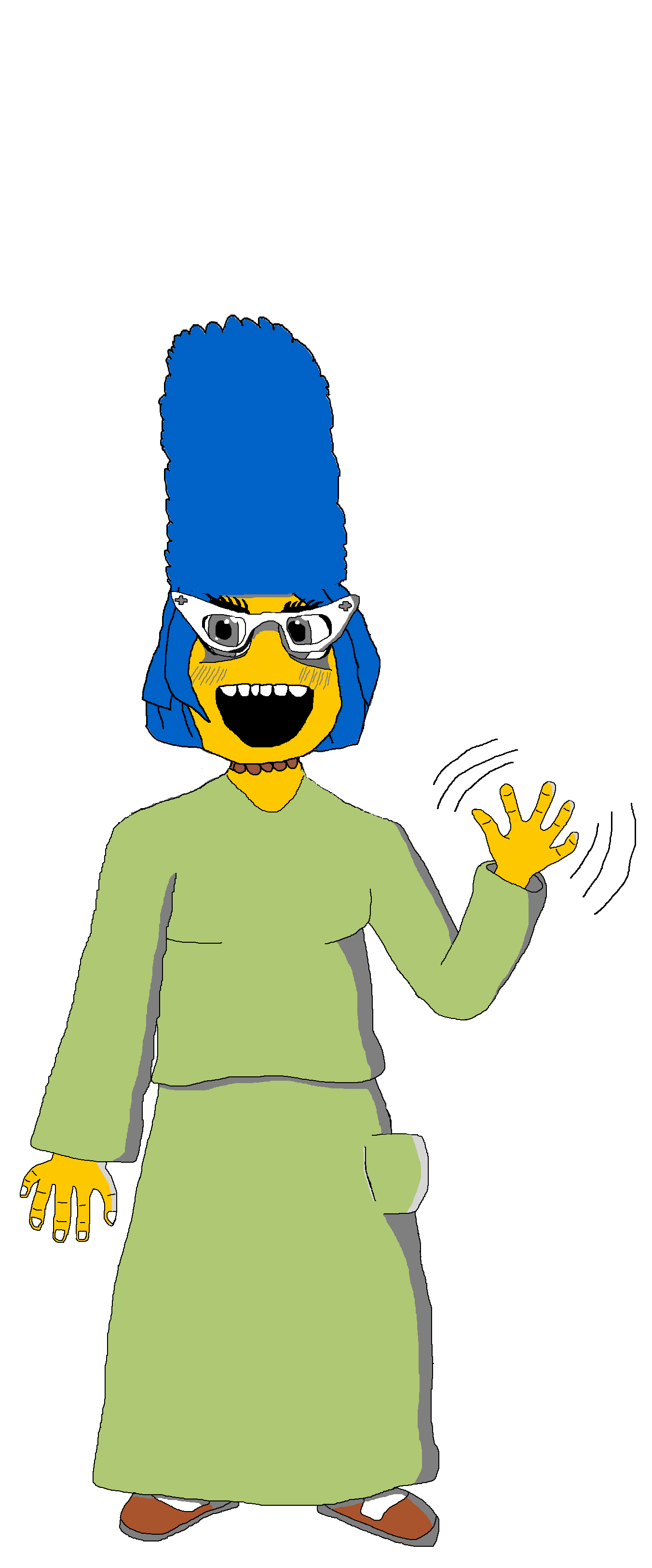SoyBooru - Post 137337: marge marge_simpson the_simpsons variant:soytan yellow